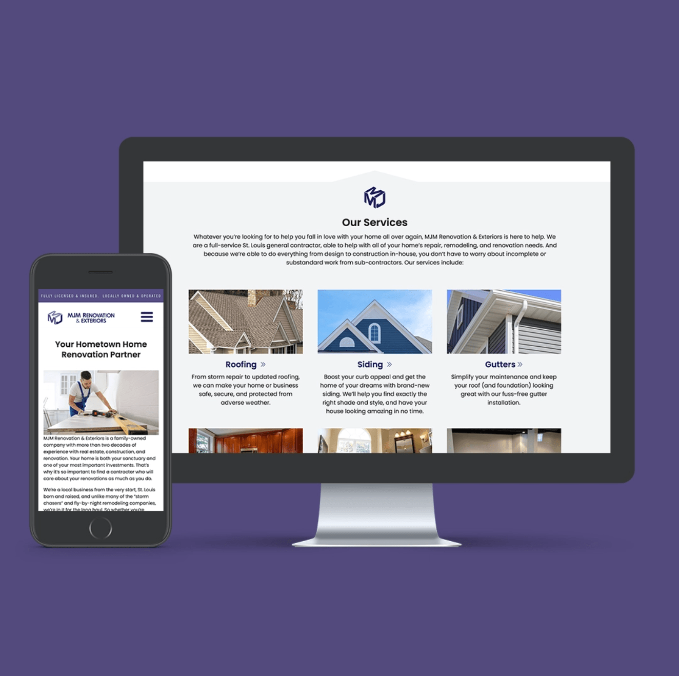 Custom designed websites that fit your business & drive results.