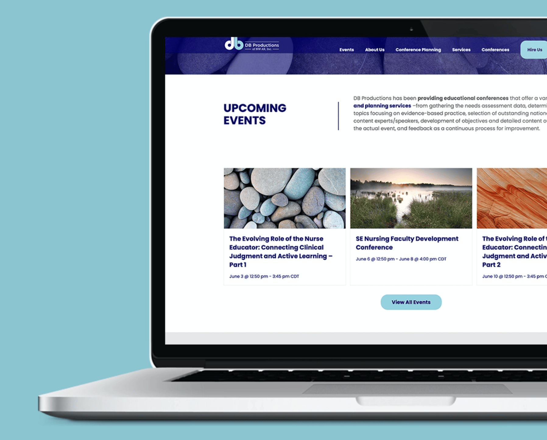 Educational Conference Website Design - Daley Design